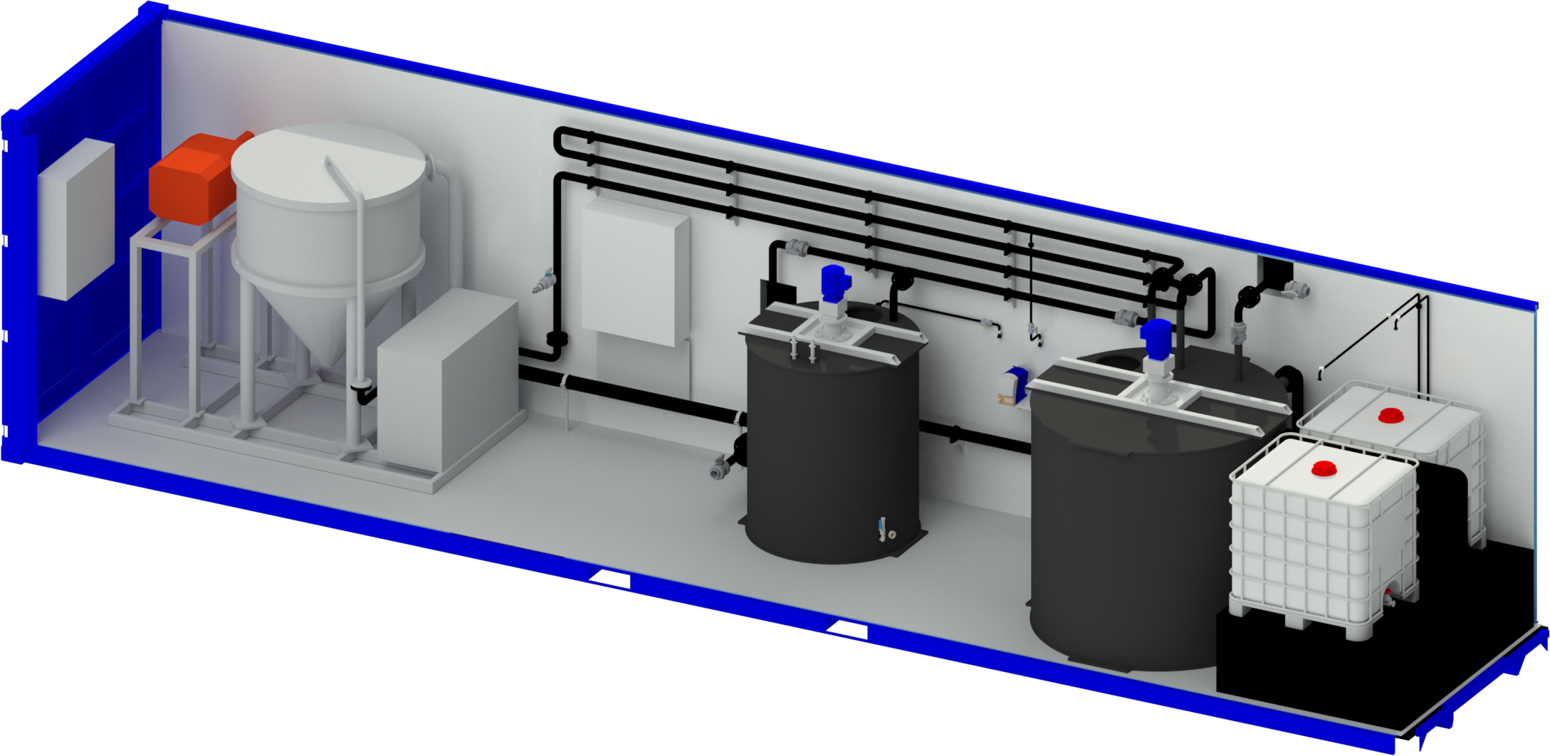 Wastewater treatment plant in one sea container | Owatec